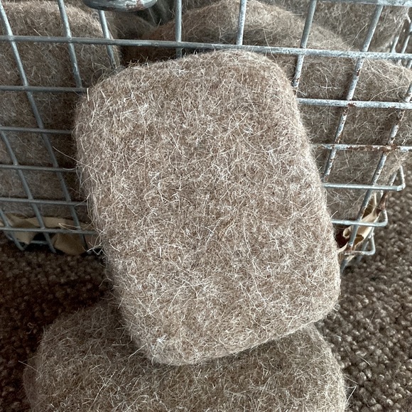 Handmade | Other | Natural Felted Wool Spongesset Of 3 | Poshmark